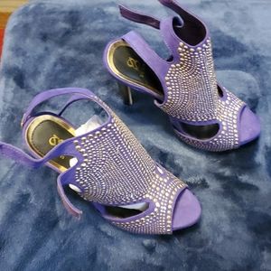 Scene Weaver | Shoes | Scene Purple Studded Platform Heels | Poshmark